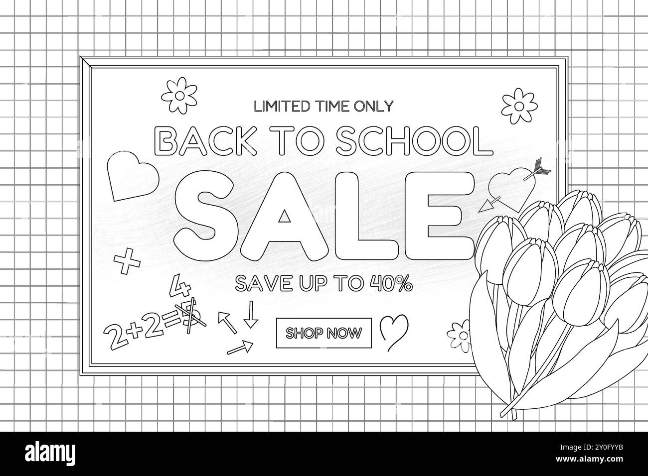 Learning numbers coloring pages hi-res stock photography and images - Alamy