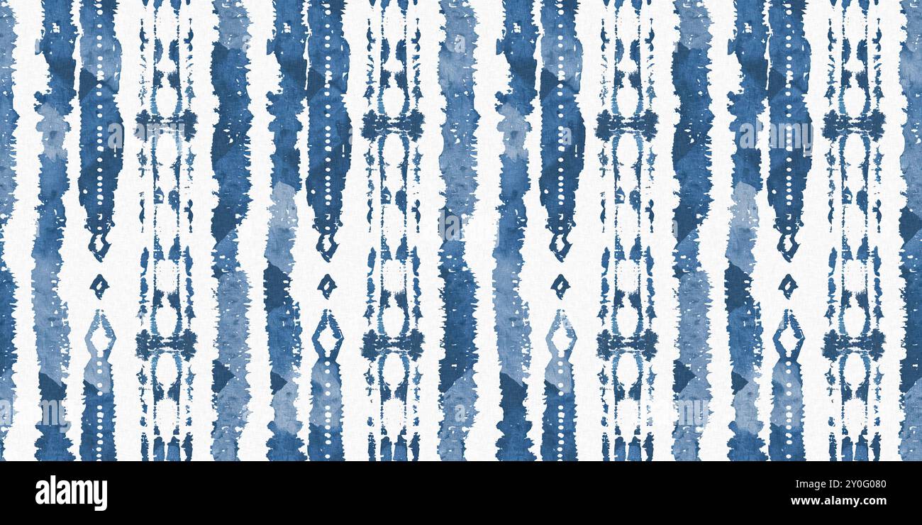 Modern blue white irregular beach stripe border for summer doodle ...
