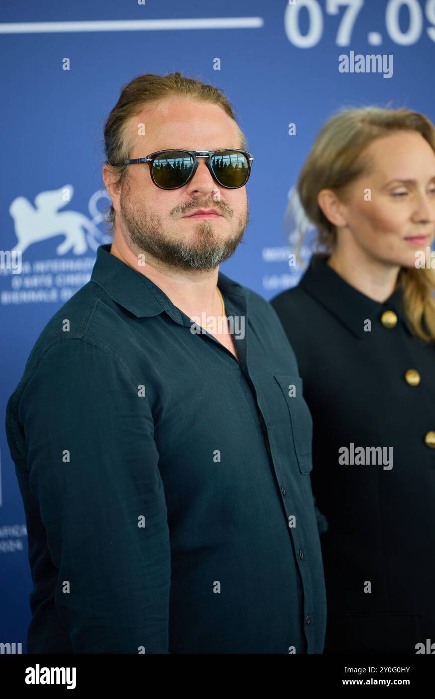 81th Venice Film Festival in Venice, Italy, on September 1, 2024. Photocall of "The Brutalist ...