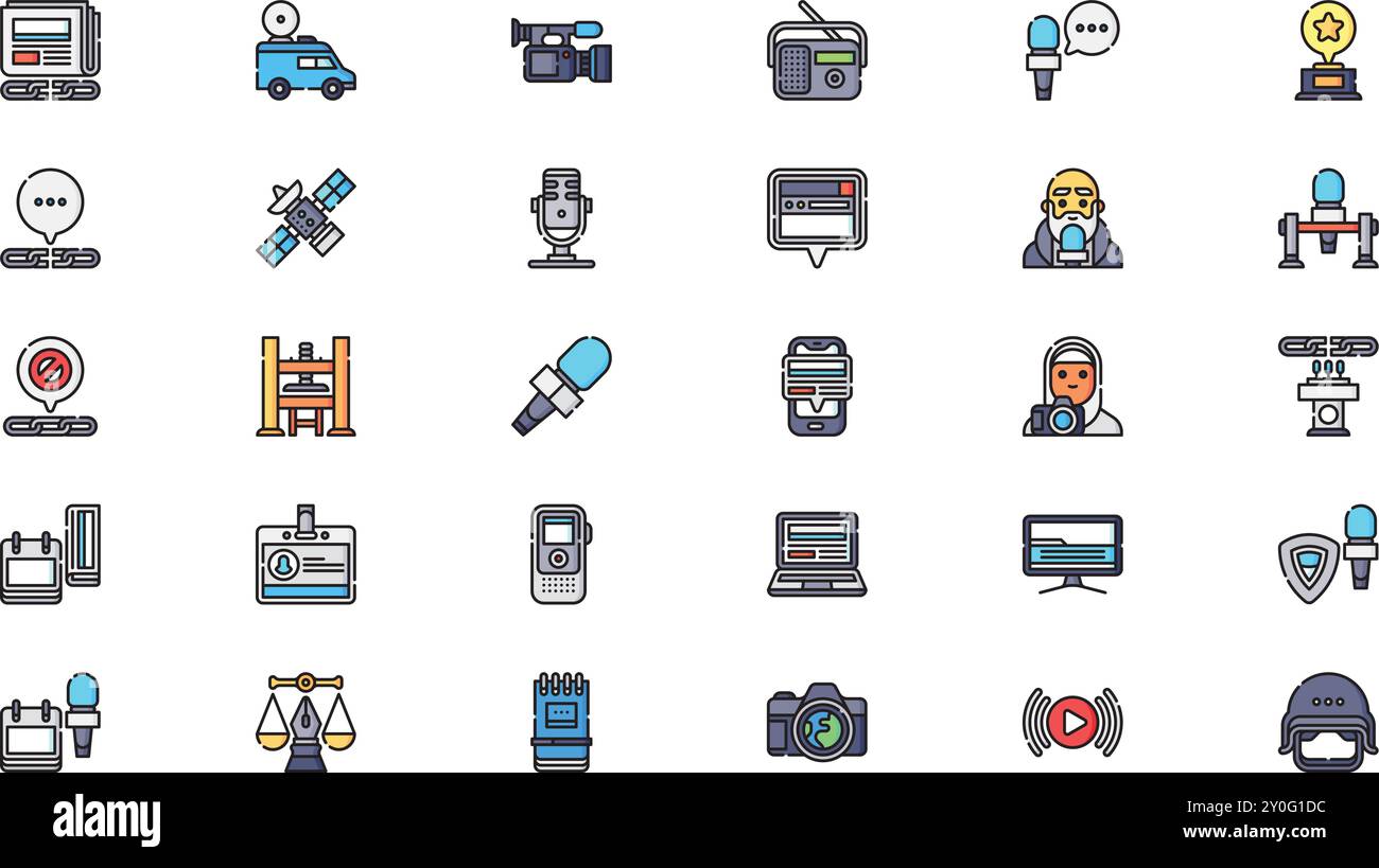 World press freedom day icon pack High-Quality Vector Icons Collection ...