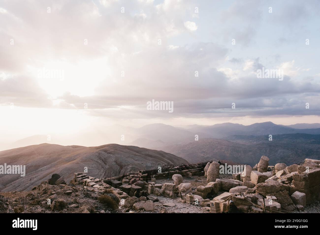 Statue apollo mithras mount nemrut hi-res stock photography and images ...