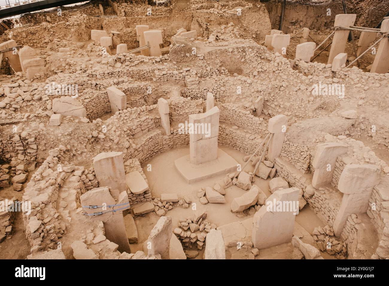 Gobekli Tepe neolithic archaeological site dating from 10 millennium BC ...
