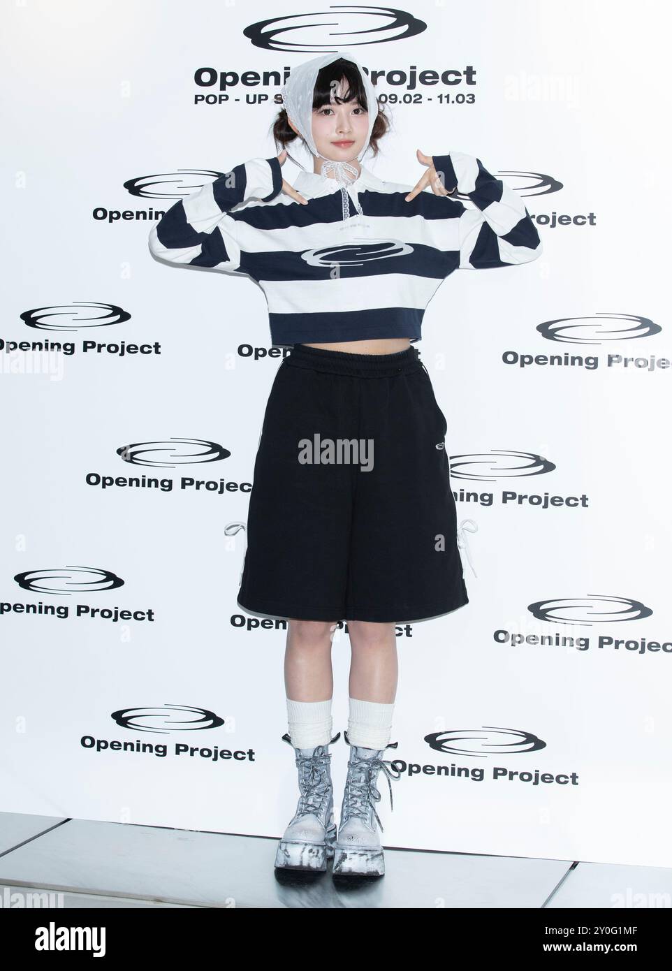 Seoul, South Korea. 2nd Sep, 2024. Japanese singer Rei, member of K-Pop ...