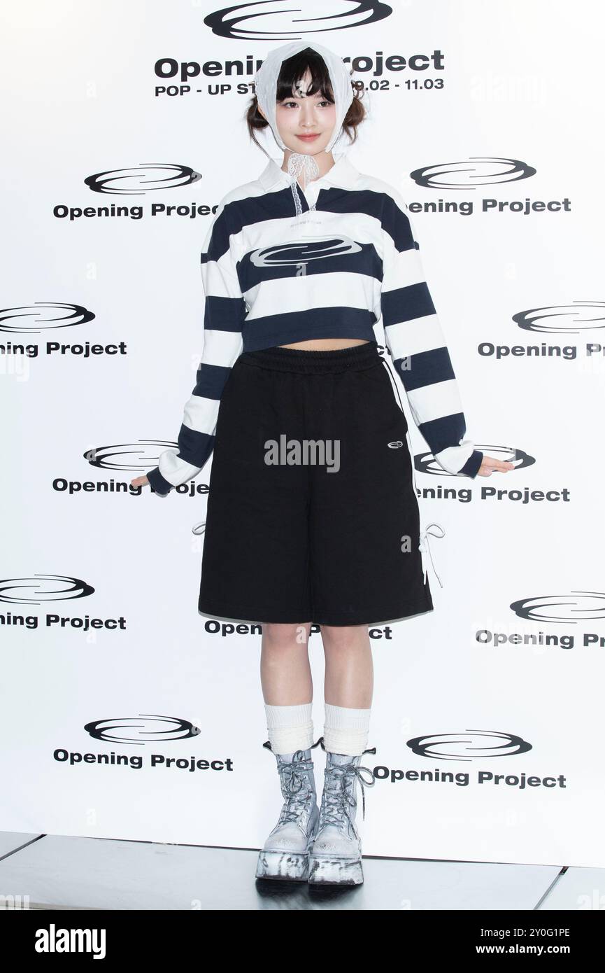 Seoul, South Korea. 2nd Sep, 2024. Japanese singer Rei, member of K-Pop ...