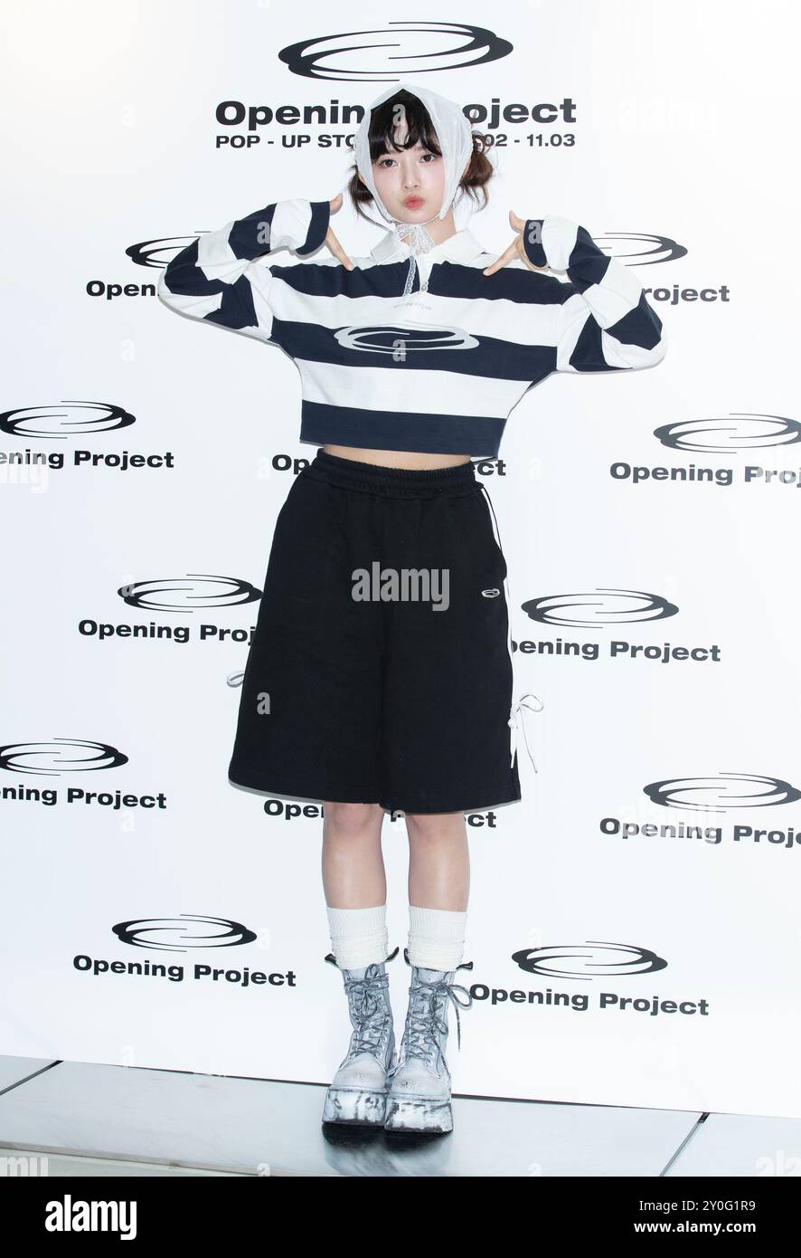 Seoul, South Korea. 2nd Sep, 2024. Japanese singer Rei, member of K-Pop ...