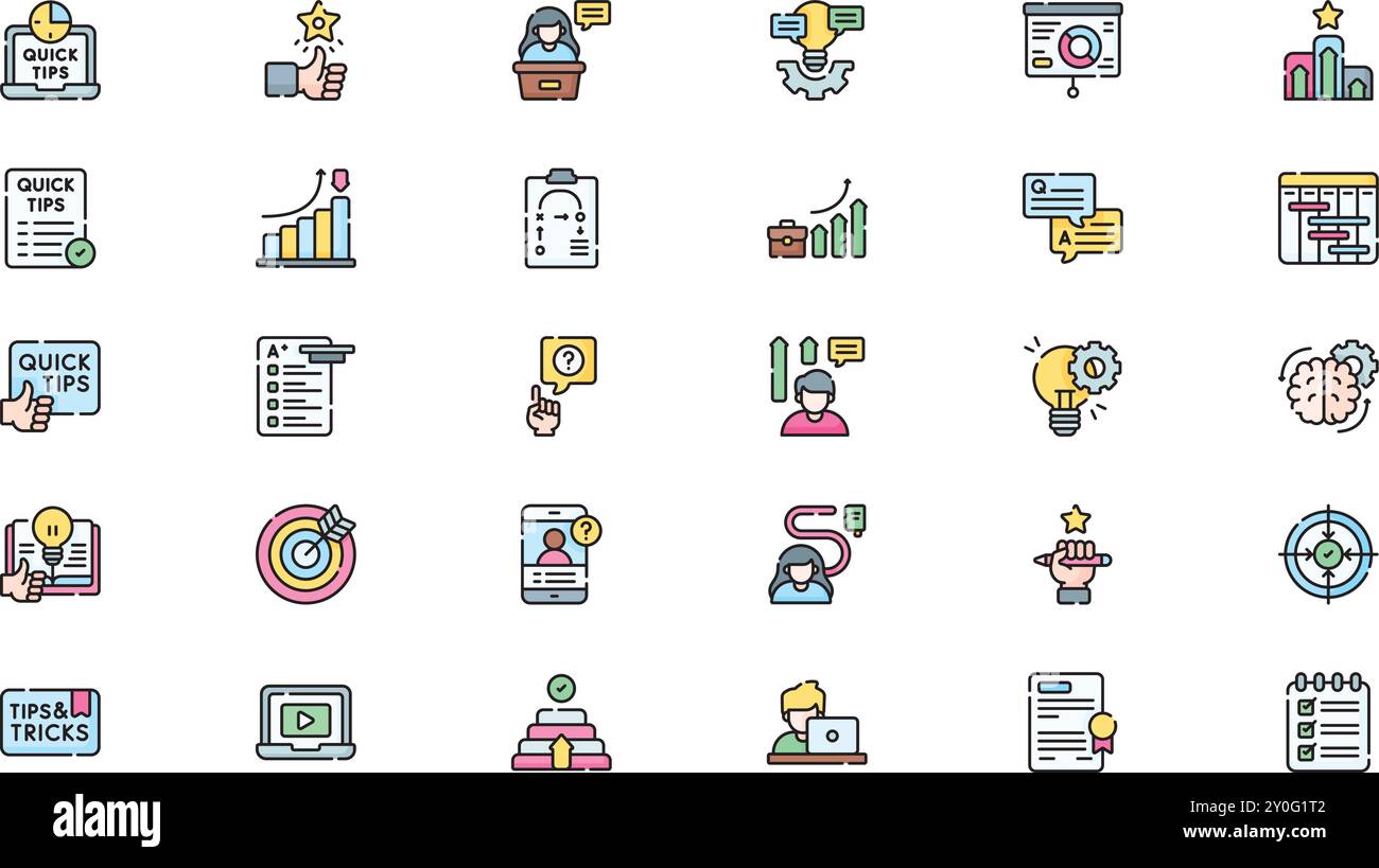 Mentoring and training icon pack High-Quality Vector Icons Collection ...