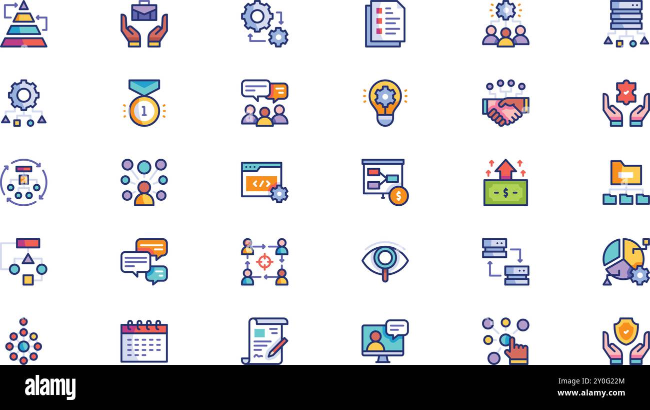 Enterprise icon pack High-Quality Vector Icons Collection with Editable ...