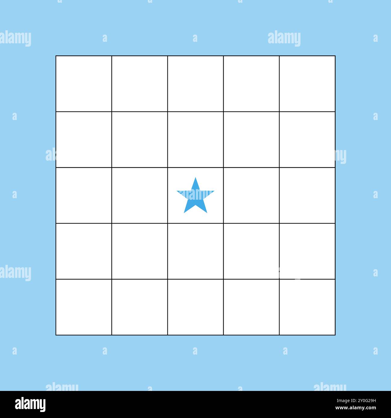 Bingo card grid template. Vector illustration simple bingo card design ...