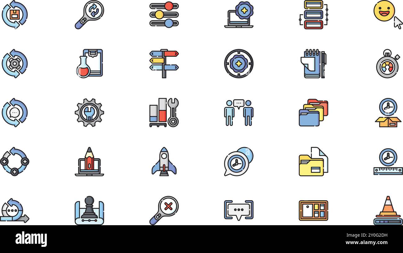 Agile icons High-Quality Vector Icons Collection with Editable Stroke ...