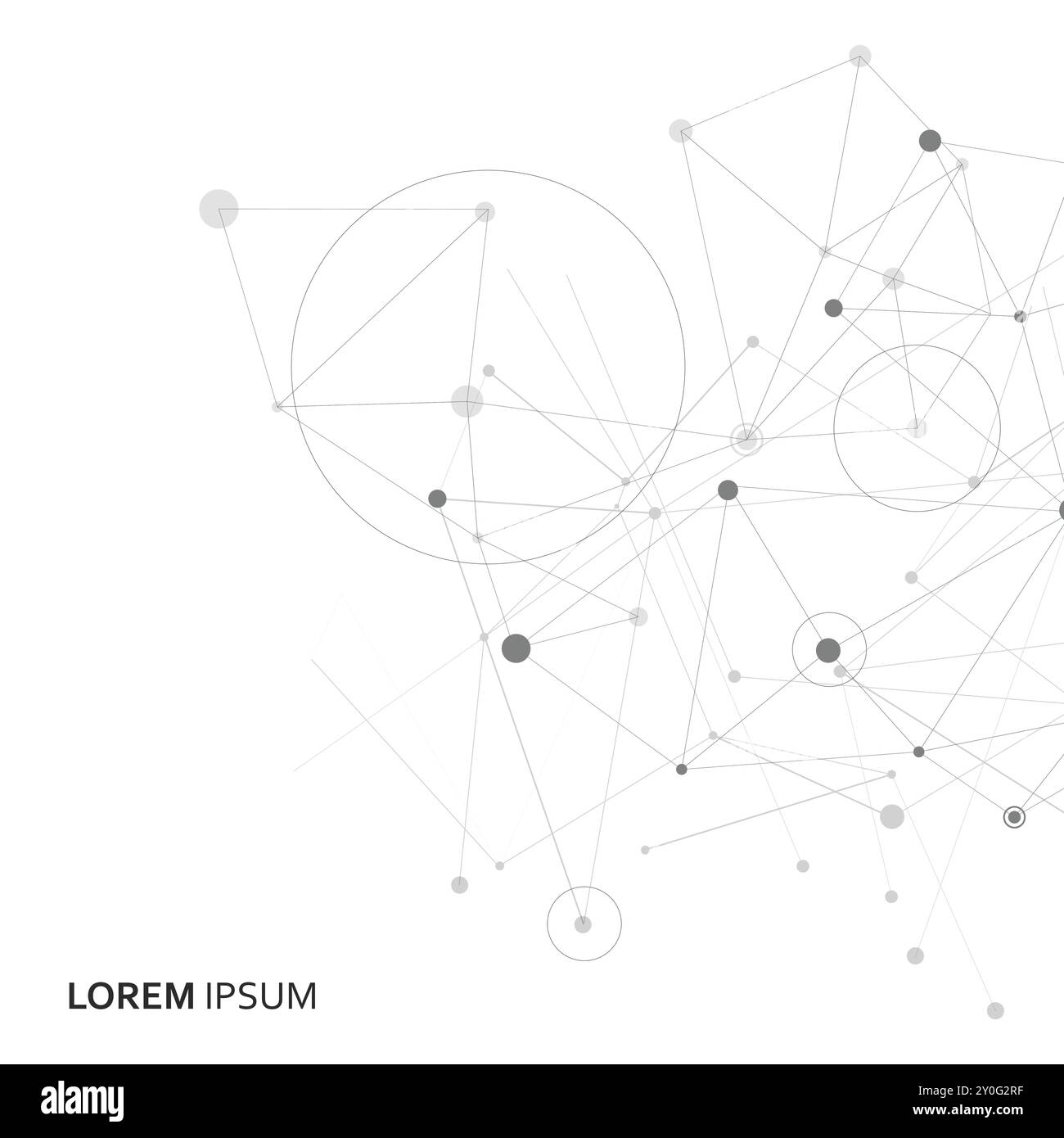 Abstract background with connecting dots and lines. Vector illustration ...