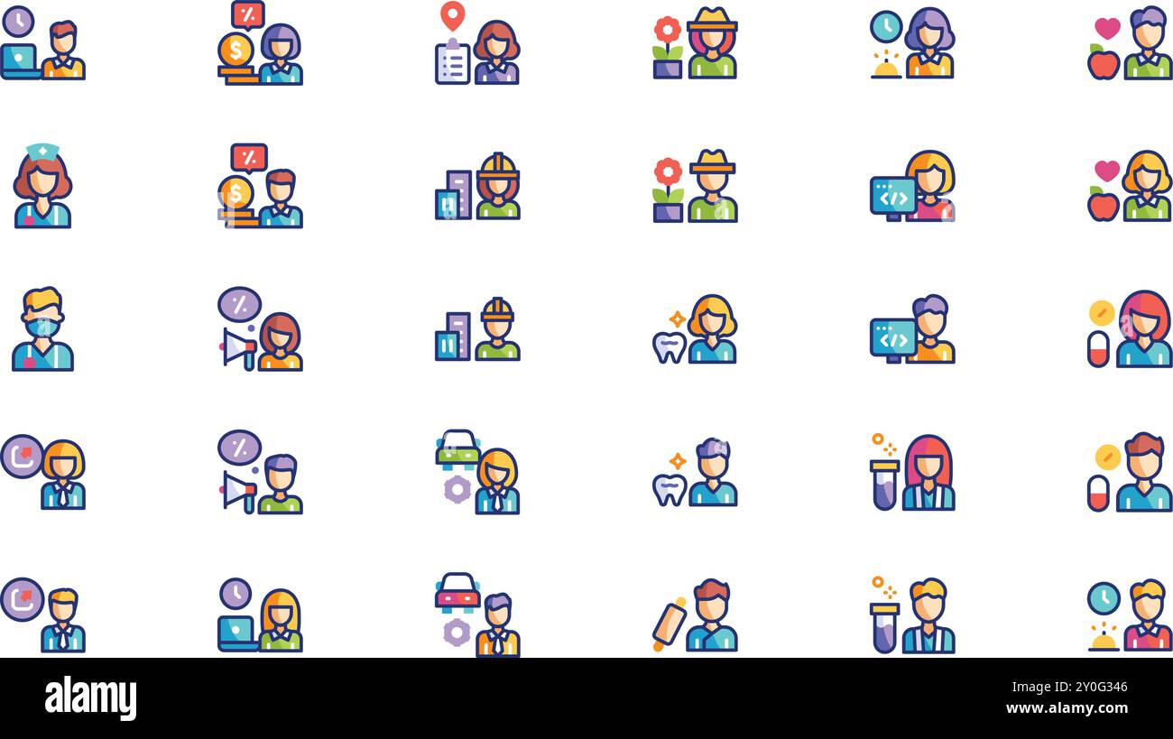 Work and professions icon pack High-Quality Vector Icons Collection ...