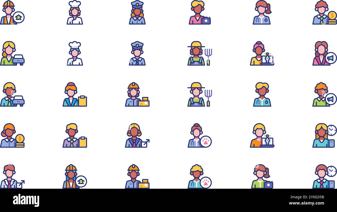 Work and professions icon pack High-Quality Vector Icons Collection ...