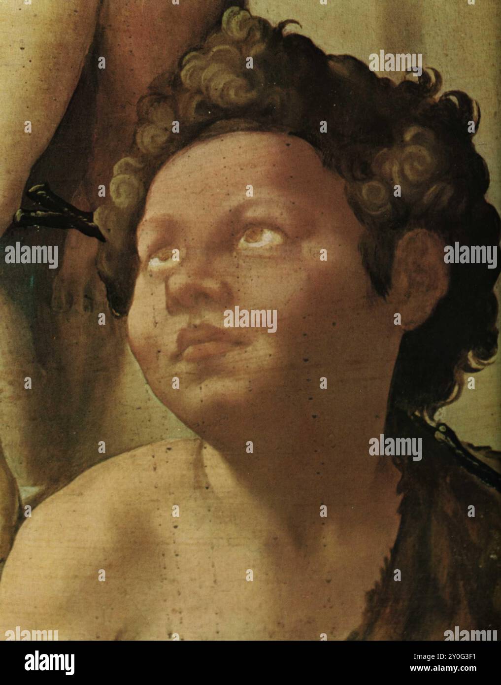 Michelangelo - Doni Tondo or Doni Madonna - Holy Family with child ...