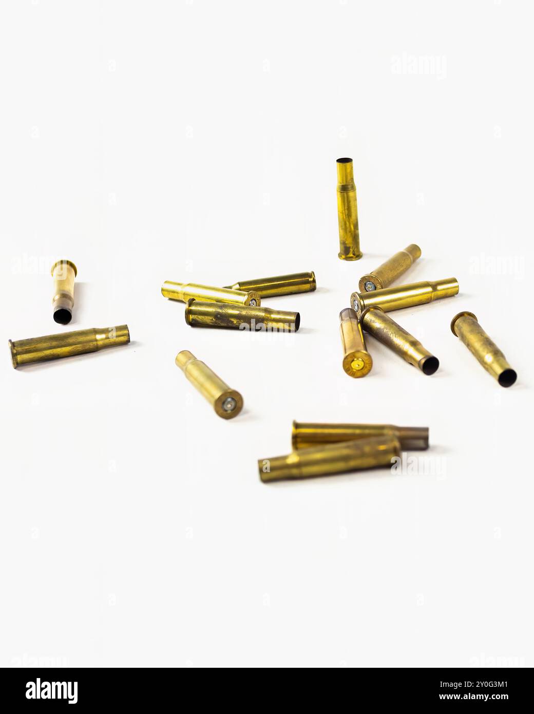 Empty rifle casings Cut Out Stock Images & Pictures - Alamy