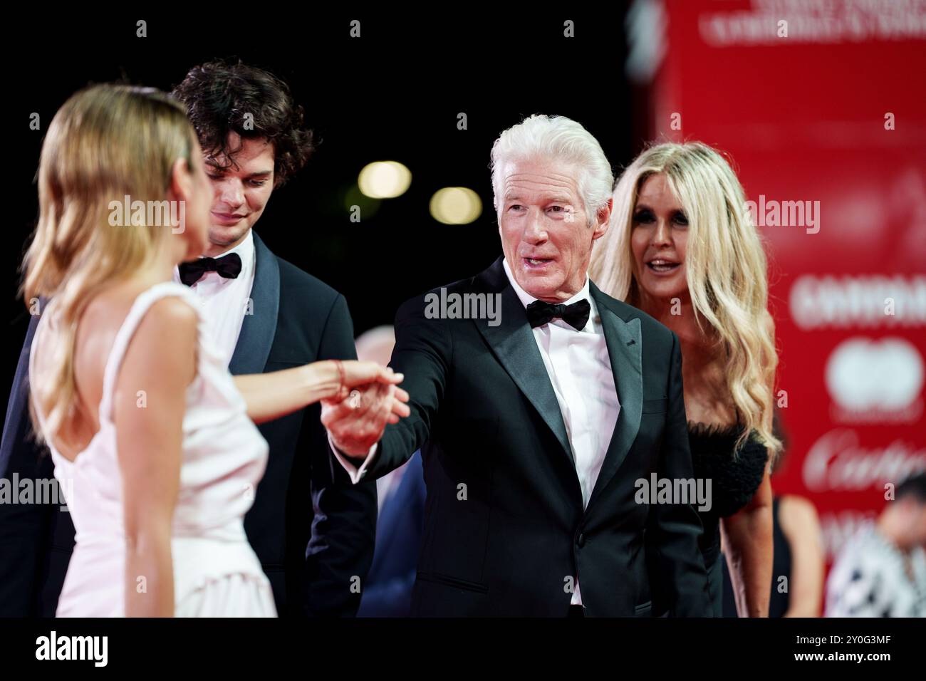 VENICE, ITALY - SEPTEMBER 01: Alejandra Silva, Richard Gere, Homer ...