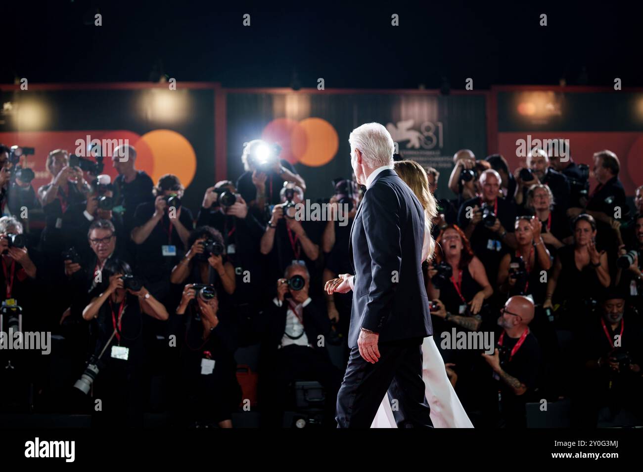 VENICE, ITALY - SEPTEMBER 01: Alejandra Silva, Richard Gere, Homer ...