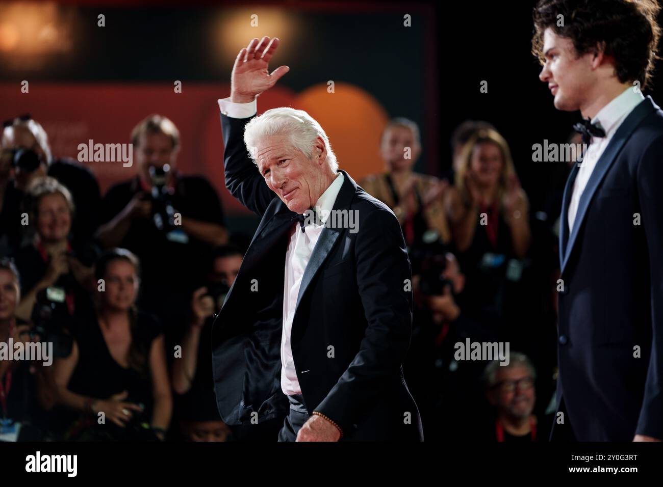 VENICE, ITALY - SEPTEMBER 01: Alejandra Silva, Richard Gere, Homer ...