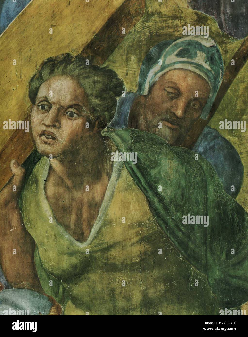 The Crucifixion of Saint Peter is a fresco painting by the Italian ...