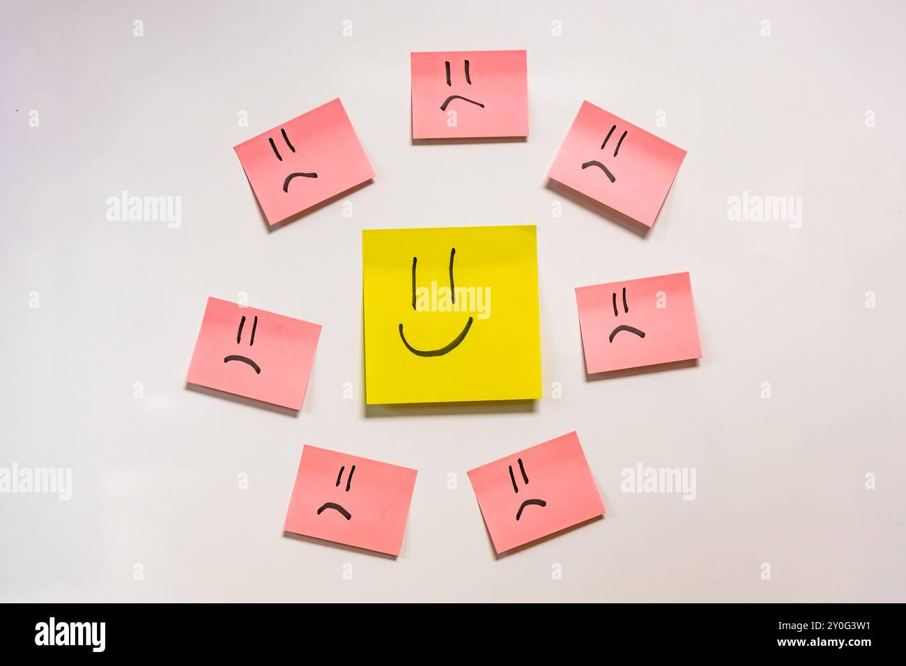 The Impact of a Positive Attitude in a Workplace Stock Photo - Alamy