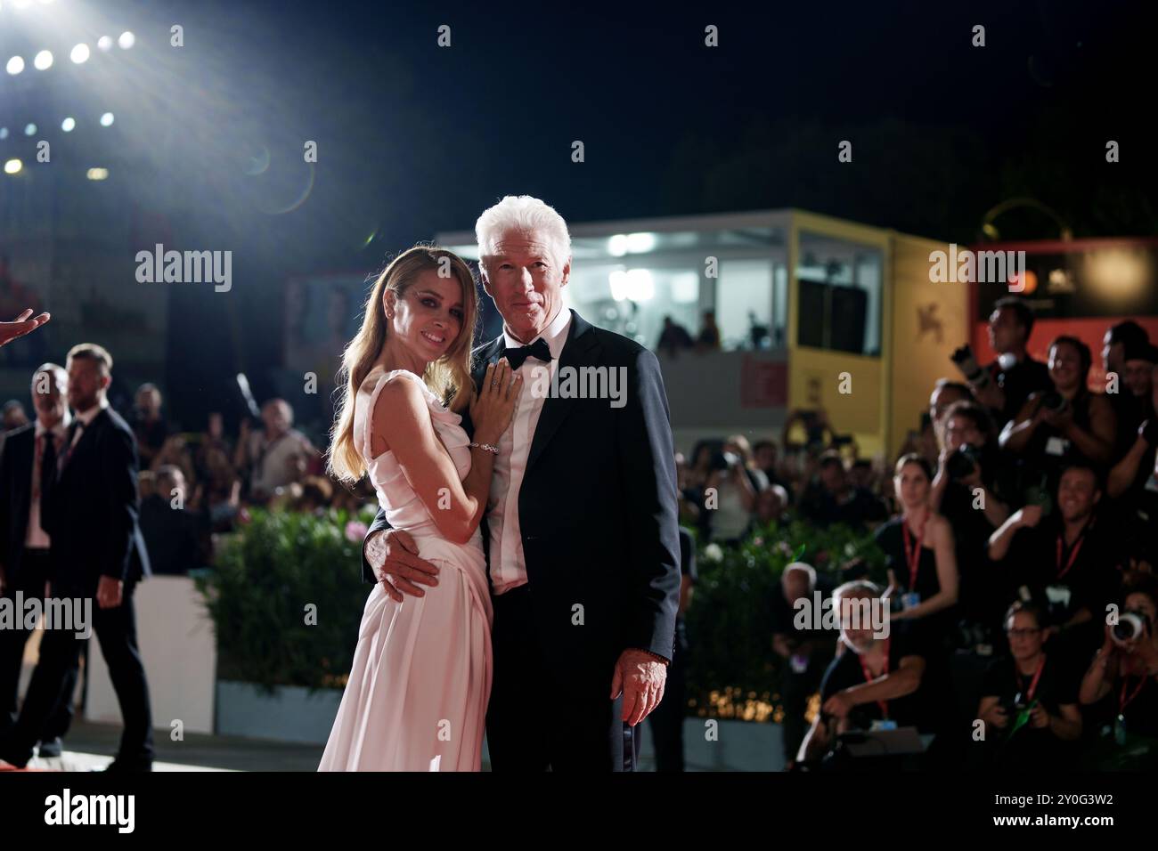 VENICE, ITALY - SEPTEMBER 01: Alejandra Silva, Richard Gere, Homer ...
