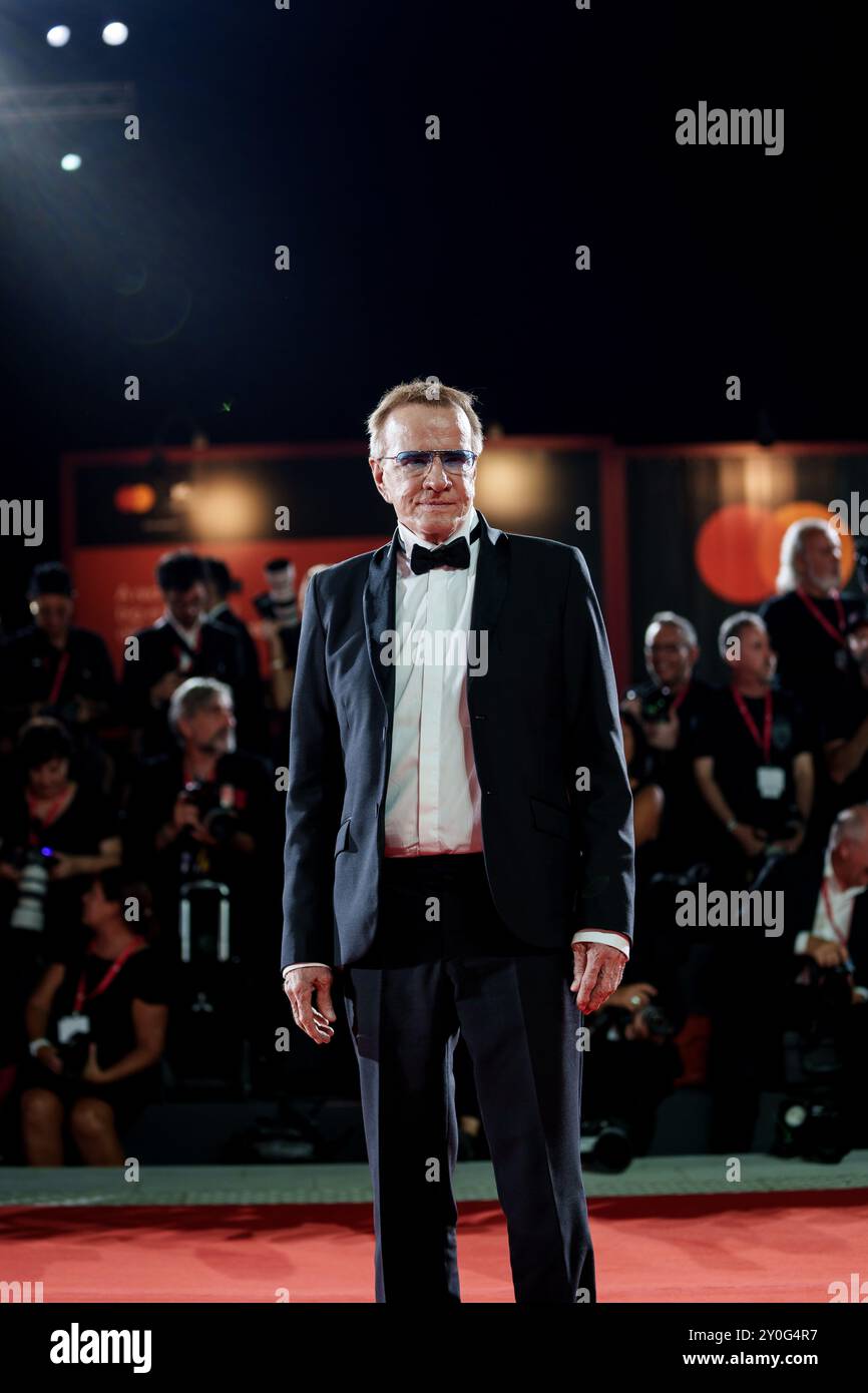 VENICE, ITALY - SEPTEMBER 01: Christopher Lambert attends the Filming ...
