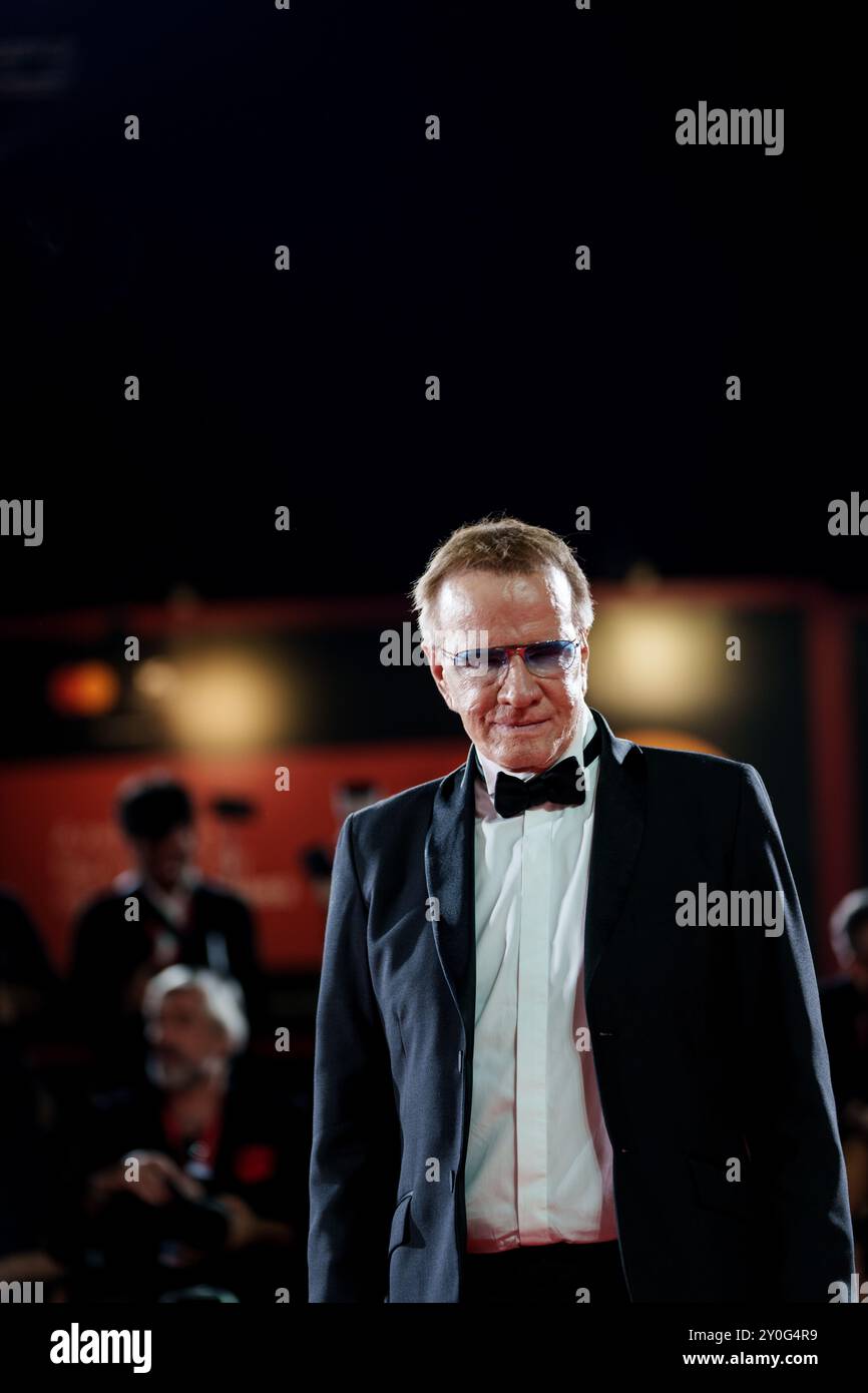 VENICE, ITALY - SEPTEMBER 01: Christopher Lambert attends the Filming ...