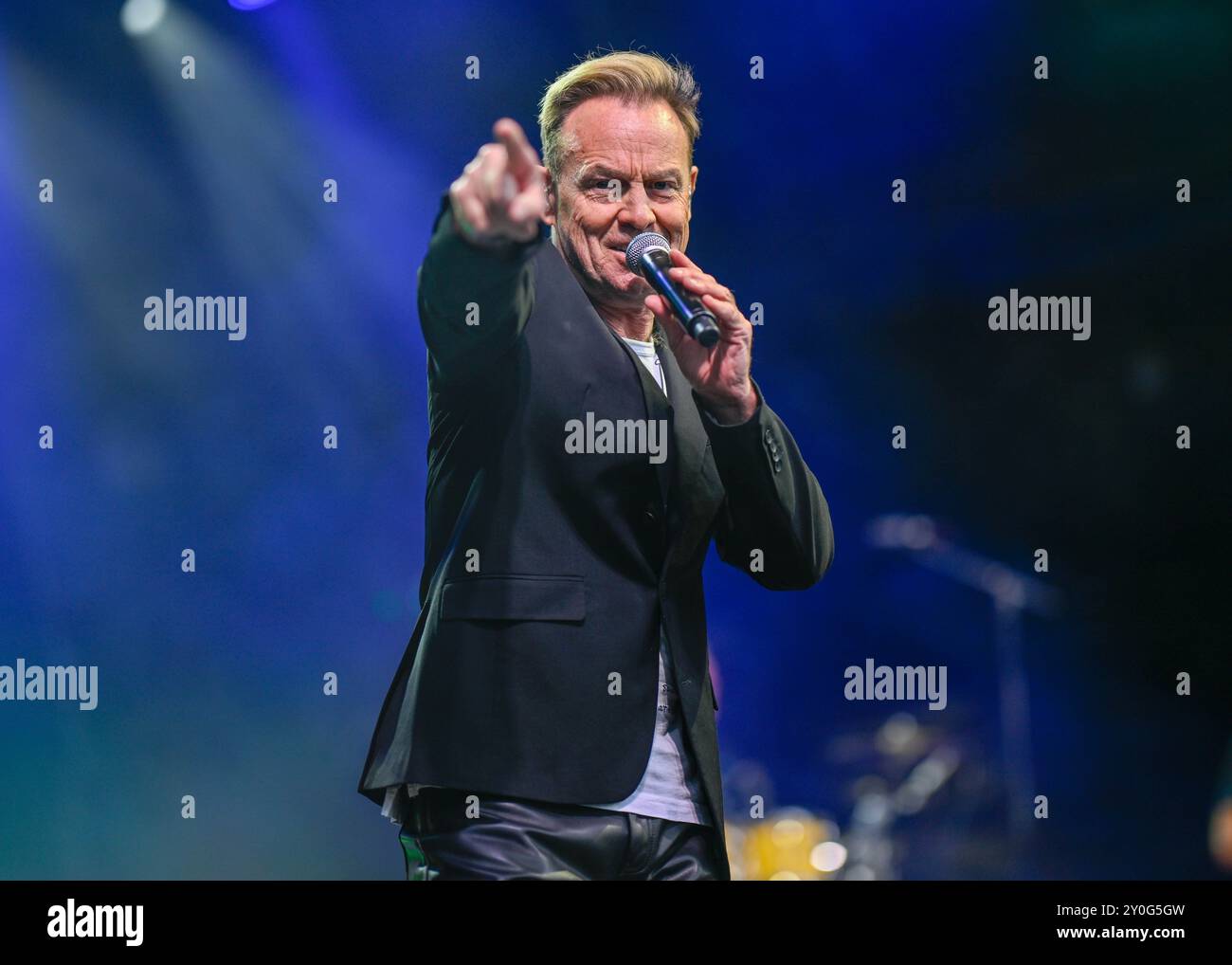 Derby, United Kingdom 30th August 2024. Jason Donovan performance and ...