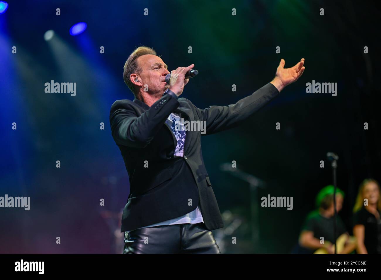 Derby, United Kingdom 30th August 2024. Jason Donovan performance and ...