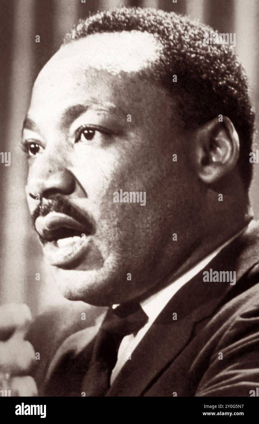 Civil Rights Movement leader Dr. Martin Luther King, Jr. (1929-1968 ...