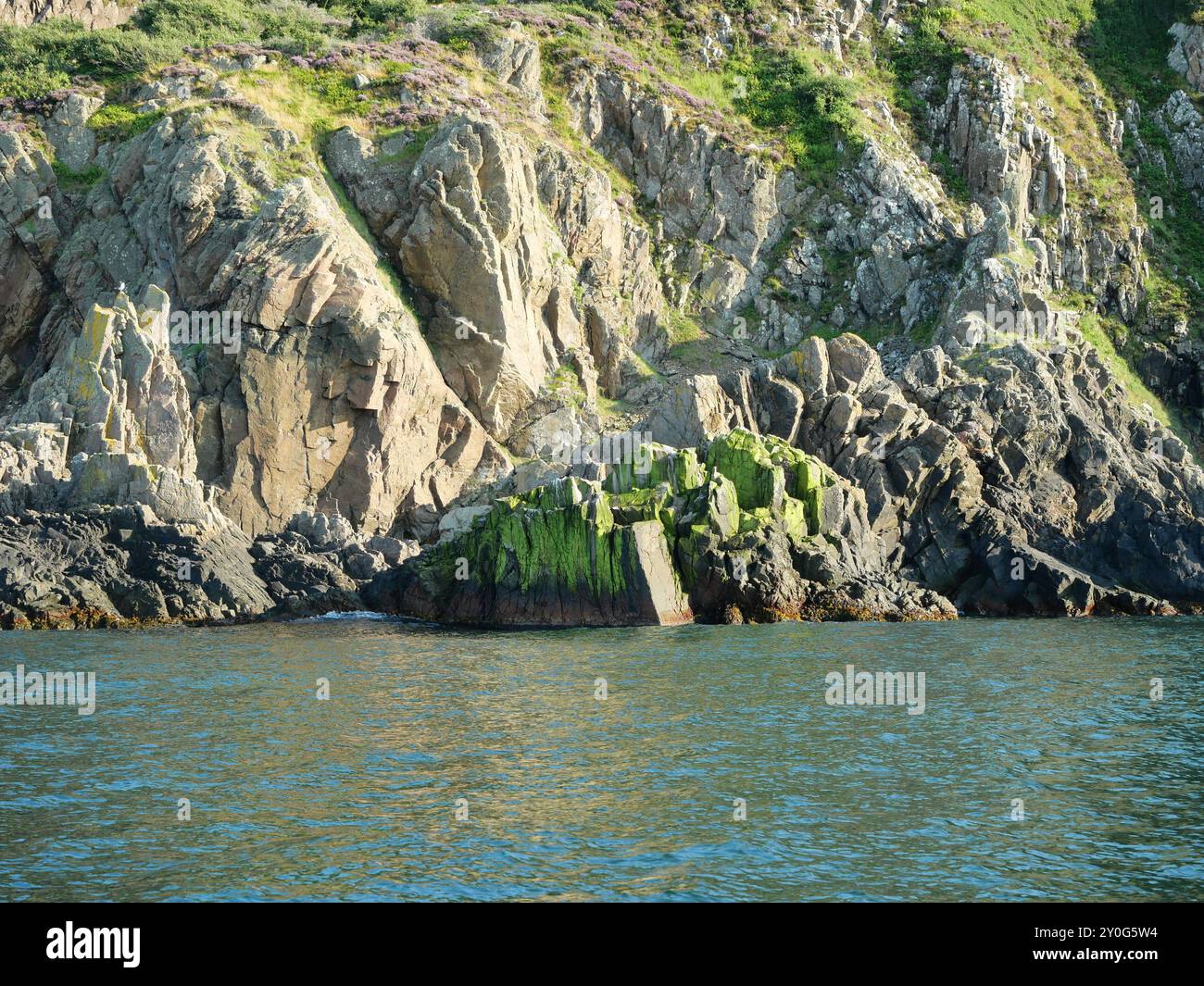 Kullaberg, rock formations.The vibrant rock formations of Kullaberg ...
