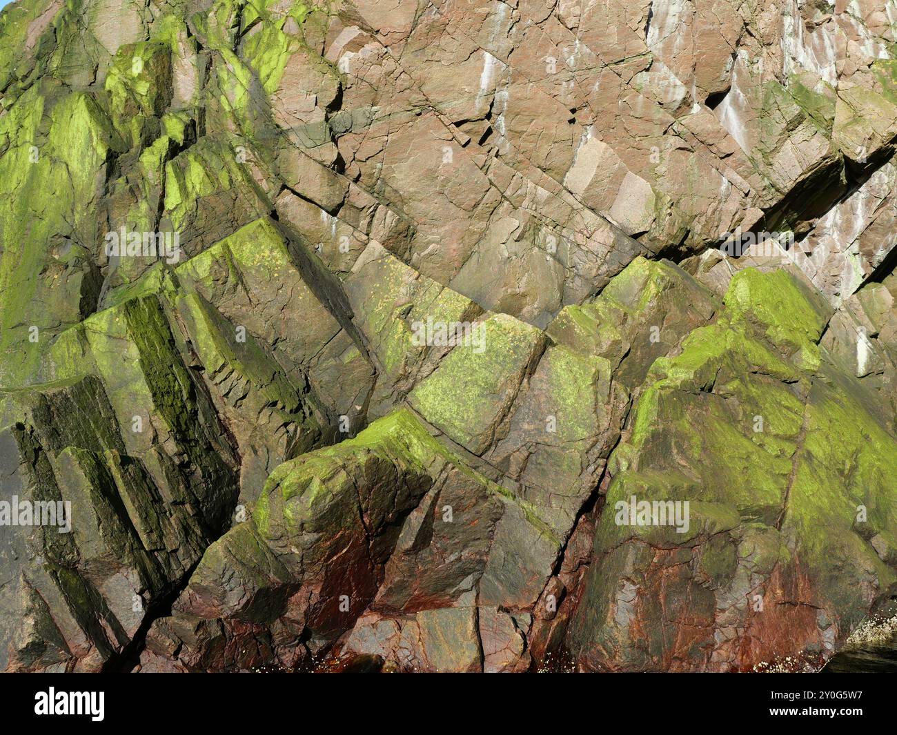 Kullaberg, rock formations.The vibrant rock formations of Kullaberg ...
