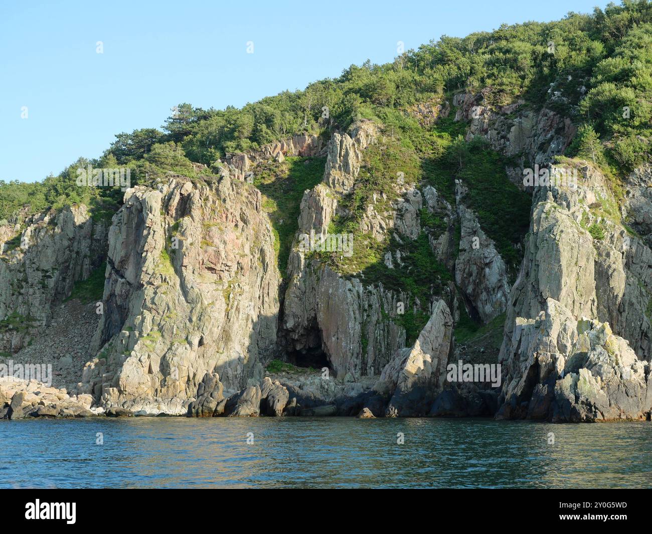 Kullaberg, rock formations.The vibrant rock formations of Kullaberg ...