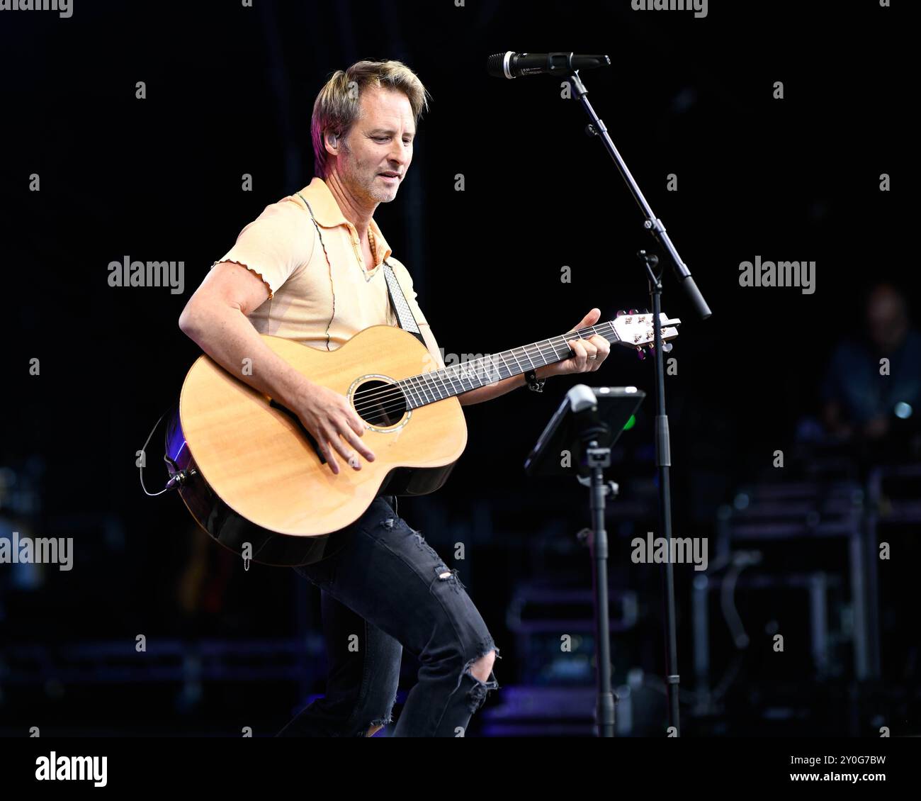 Derby, United Kingdom 30th August 2024. Jason Donovan performance and ...