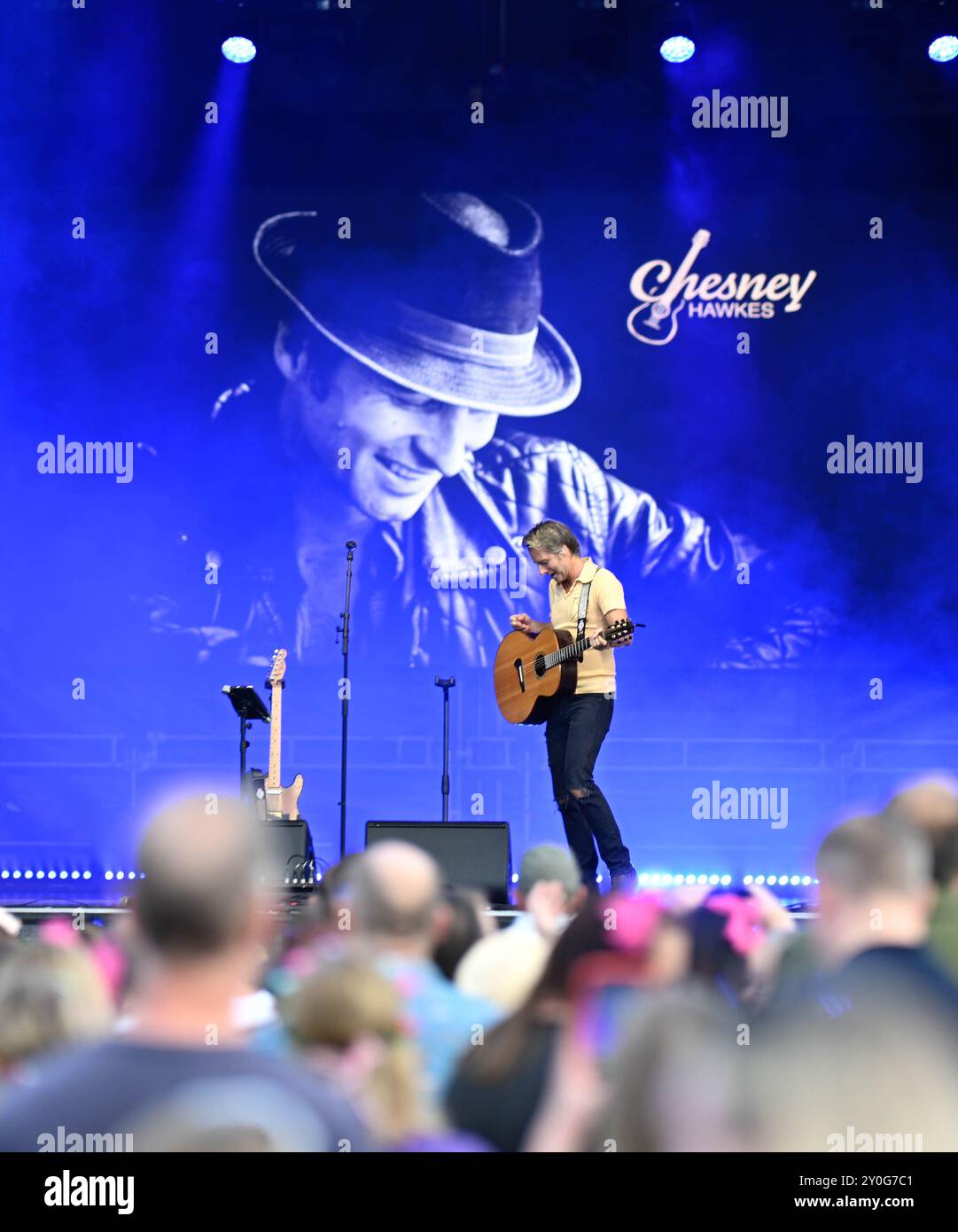 Derby, United Kingdom 30th August 2024. Jason Donovan performance and ...