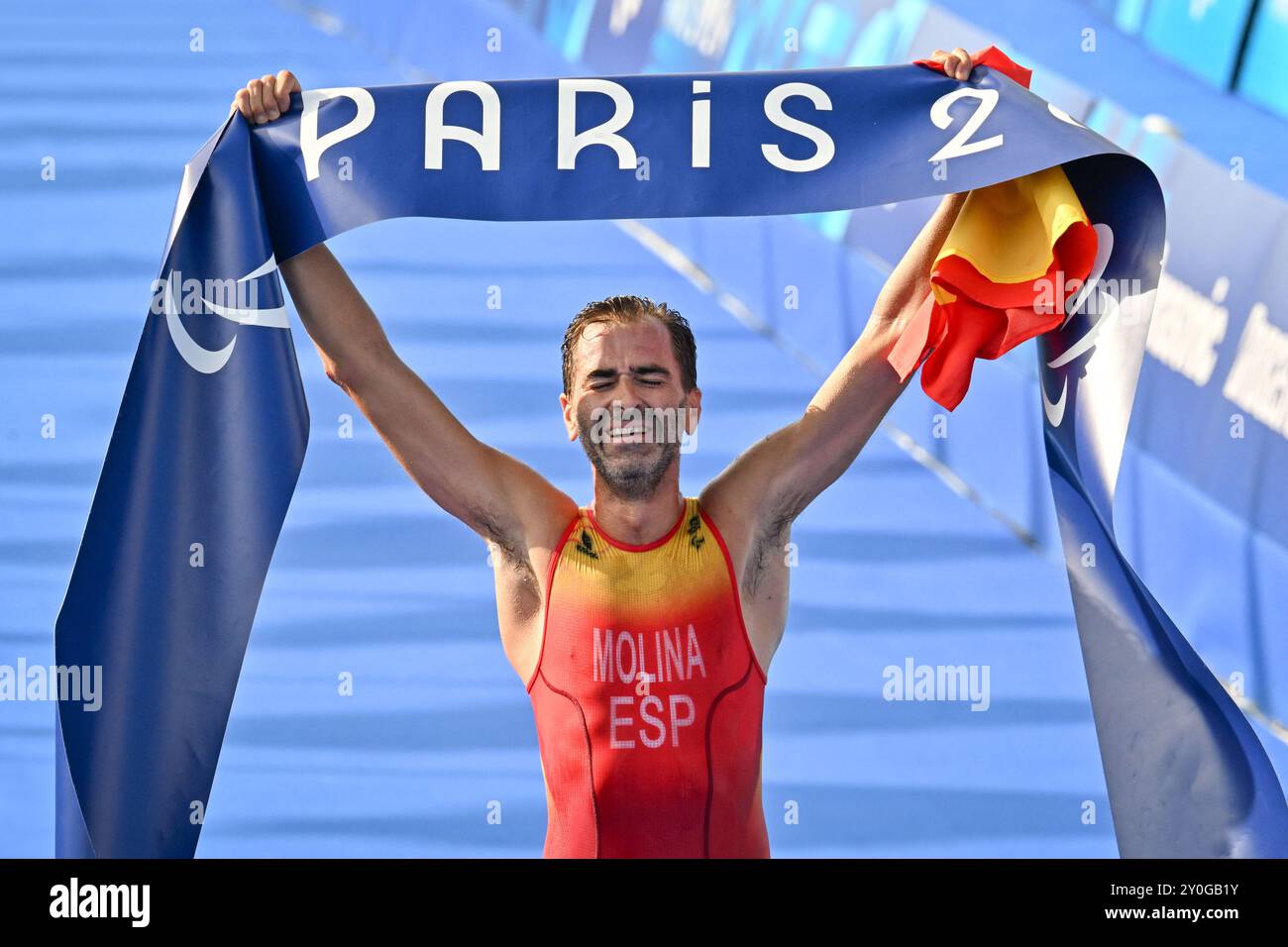 Paris, France. 02nd Sep, 2024. Dani Molina wins gold medal in ...