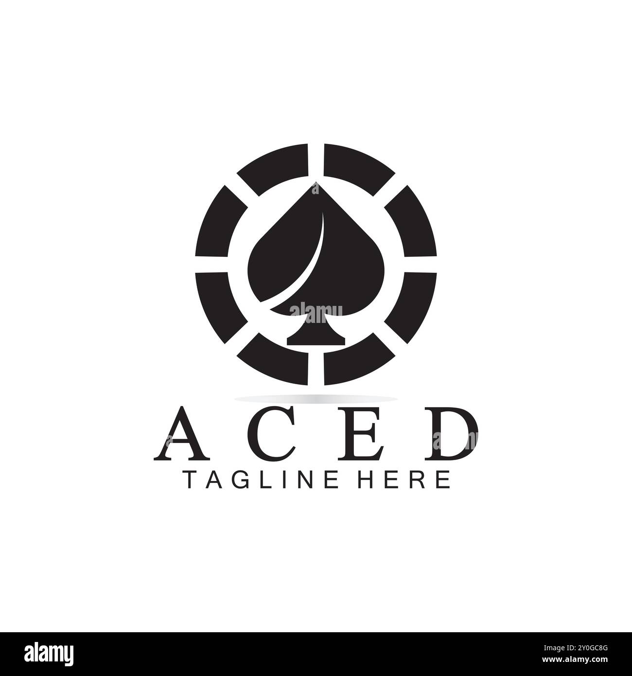 Ace logo design hi-res stock photography and images - Alamy