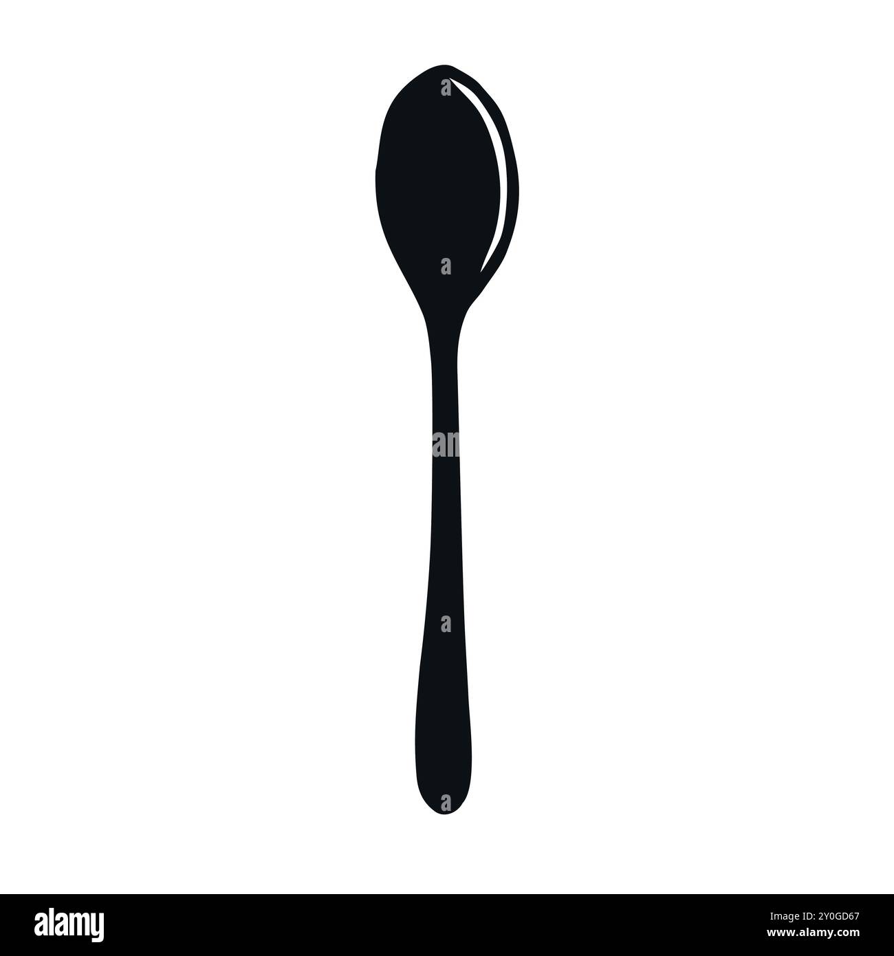Vector hand drawn doodle sketch spoon Stock Vector Image & Art - Alamy