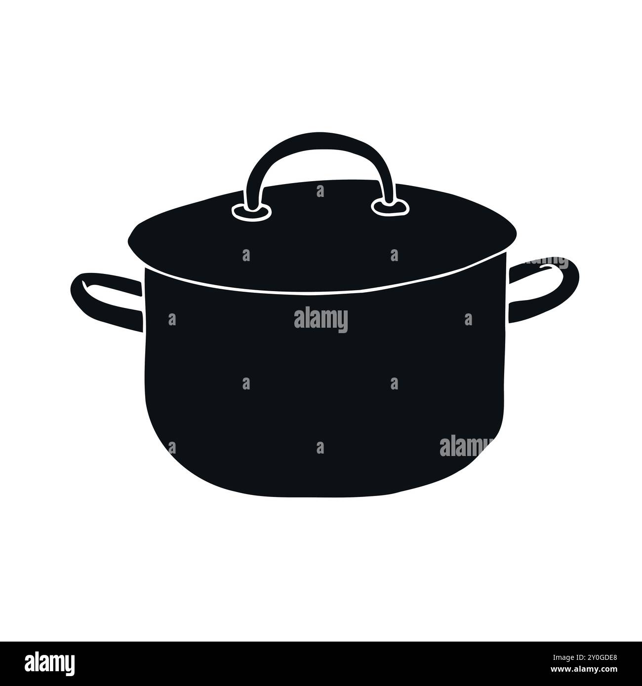 Vector hand drawn doodle sketch cooking pot Stock Vector Image & Art ...