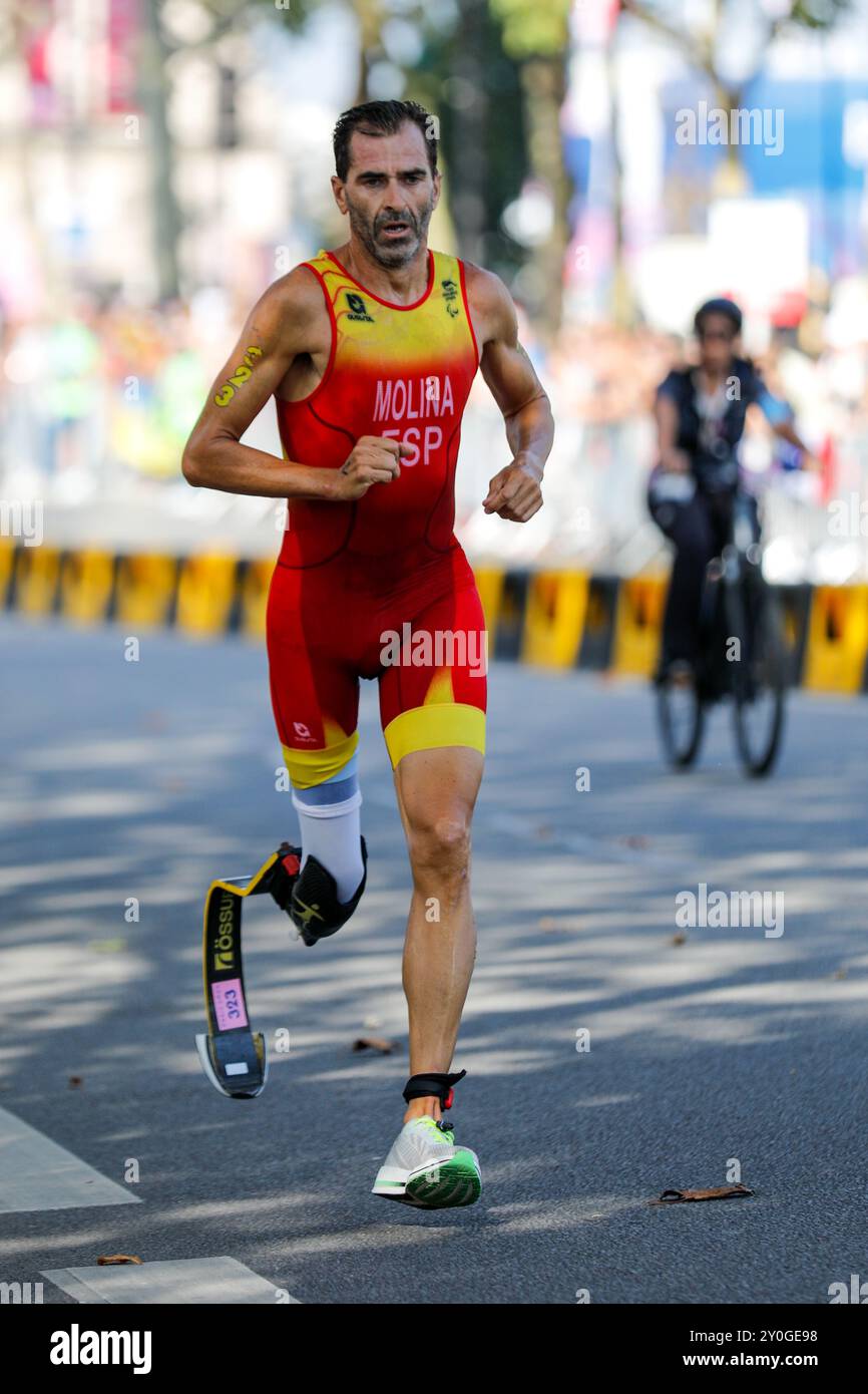 Paris, 2nd September 2024 - MOLINA Daniel during the race of Para ...