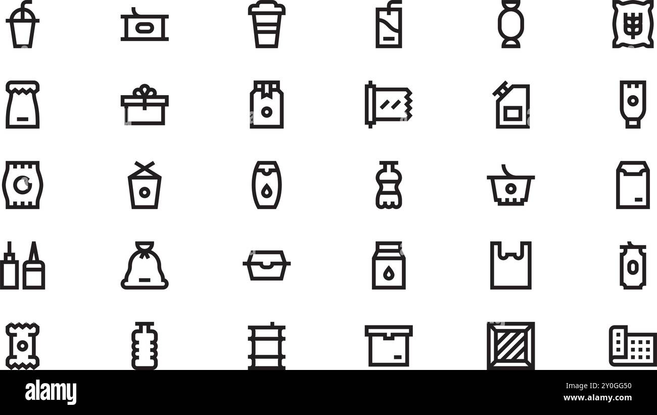 Packaging icons High-Quality Vector Icons Collection with Editable ...