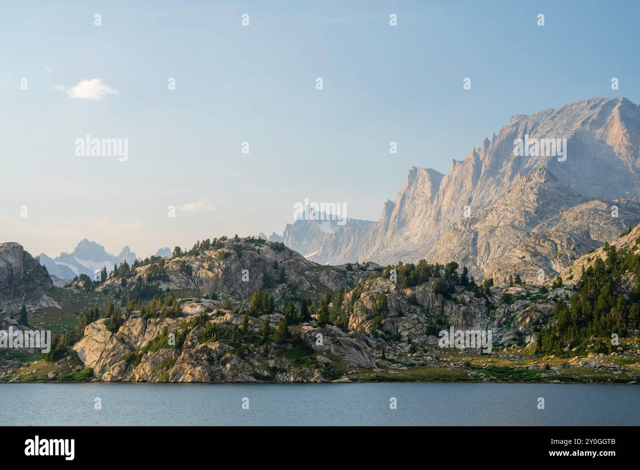 Photograph of Island Lake looking towards the Titcomb Basin; Wind River ...