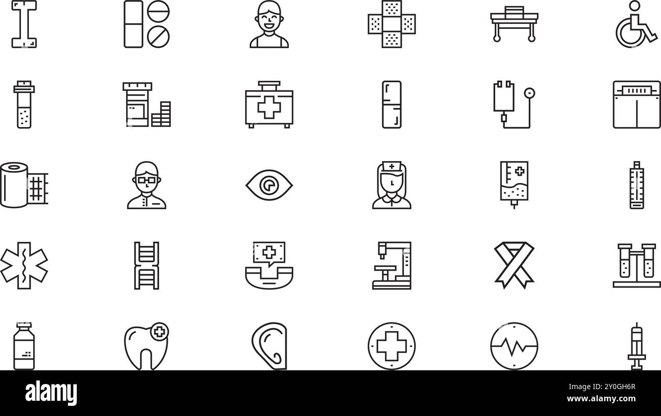 Health and medical icons High-Quality Vector Icons Collection with ...