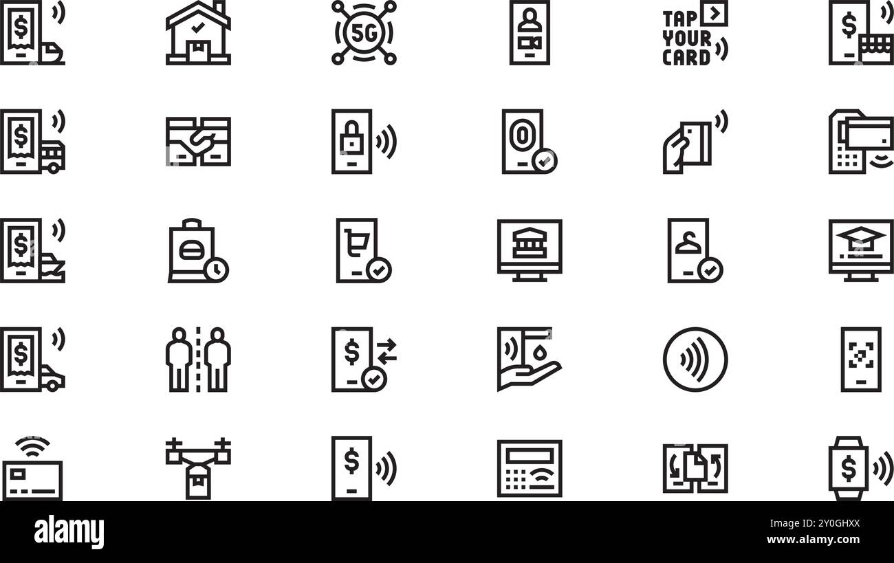 Untact icons High-Quality Vector Icons Collection with Editable Stroke ...