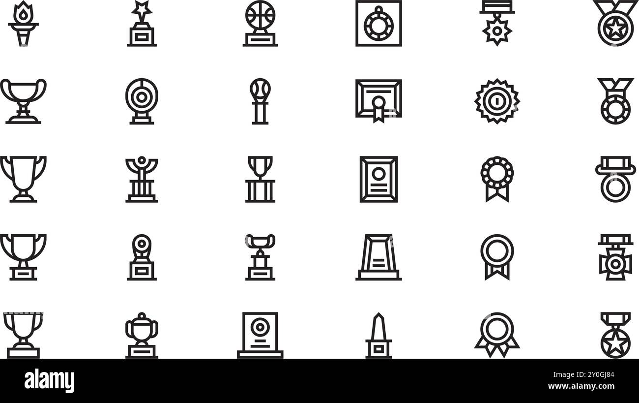 Awards icons High-Quality Vector Icons Collection with Editable Stroke ...