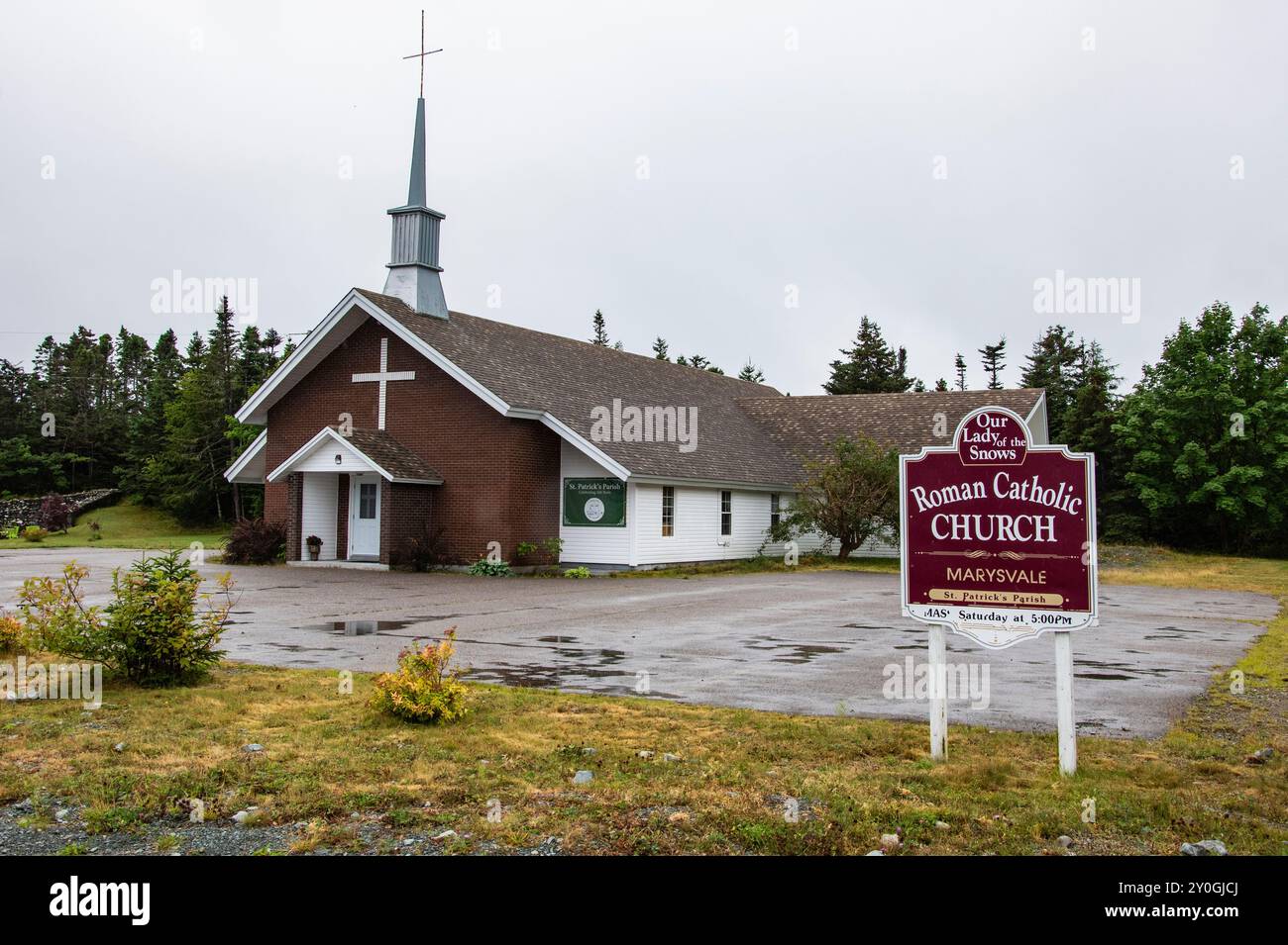 Our Lady of the Snows church in Marysvale, Newfoundland & Labrador ...