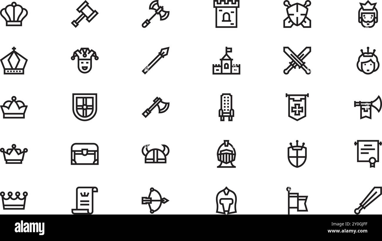 Royalty Icons High Quality Vector Icons Collection With Editable Stroke