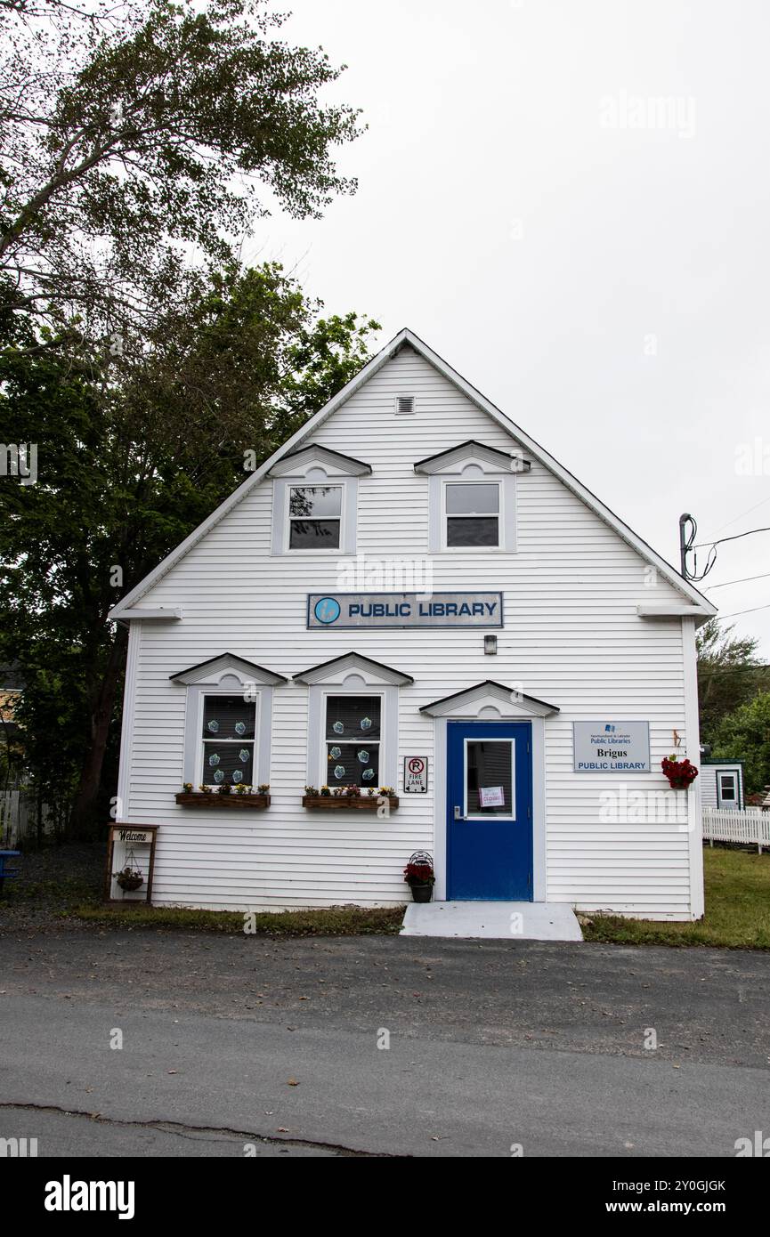 Public library on South Street in Brigus, Newfoundland & Labrador ...