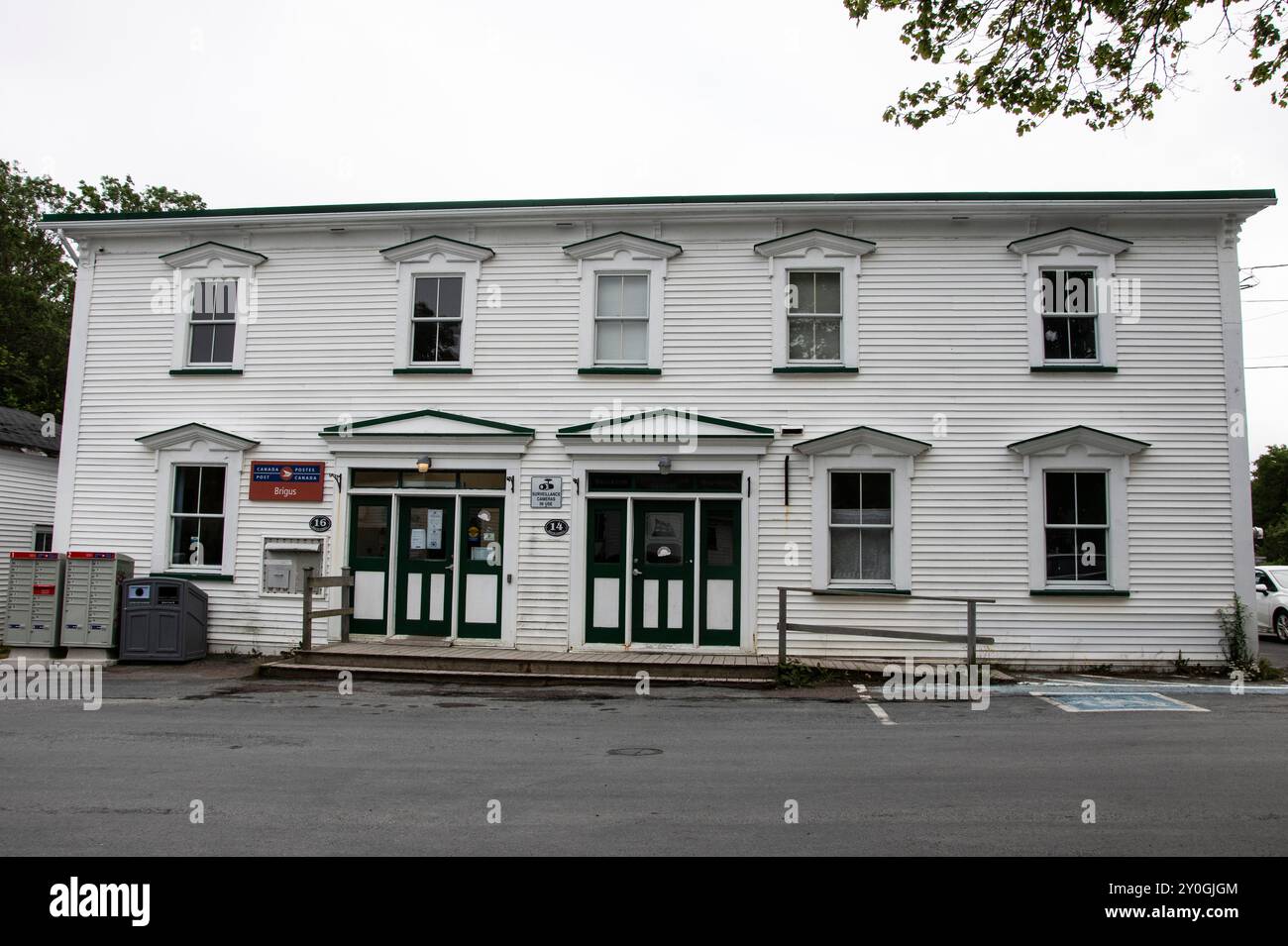 Post office on South Street in Brigus, Newfoundland & Labrador, Canada ...