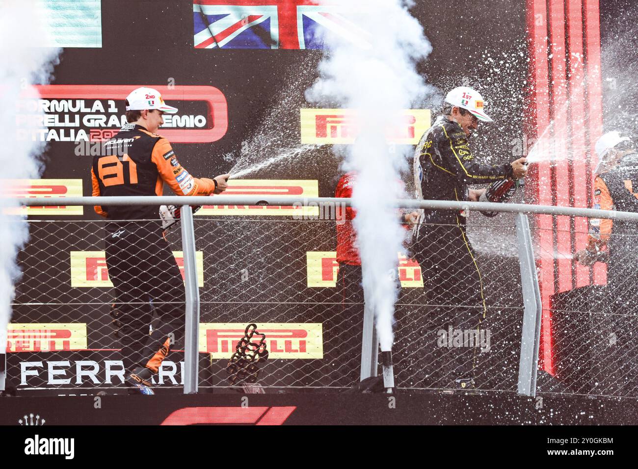 Monza, Italy. 1st September 2024. Formula 1 Pirelli Gran Premio D ...