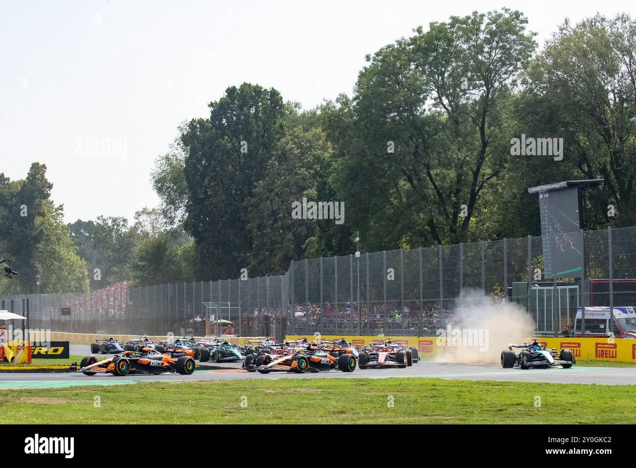 Monza, Italy. 1st September 2024. Formula 1 Pirelli Gran Premio D ...